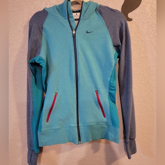 Nike | Jackets & Coats | Nike Small Blue Jacket | Poshmark